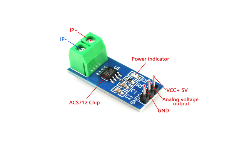 Current Sensor Module ACS712 20A